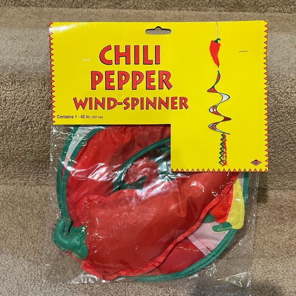 Accents | New Chili Pepper Wind Spinner Sock Party Camper Decor | Poshmark